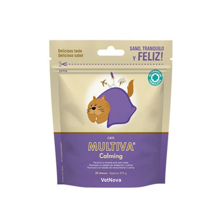 MULTIVA CALMING CAT 25 CHEWS - iPelosi